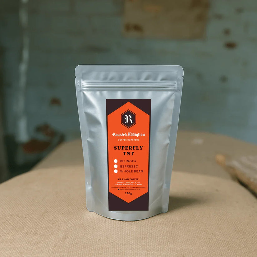 Superfly TNT Espresso Coffee Blend – Roasted Addiqtion